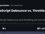 Javascript Debounce Vs Throttle Daily Dev