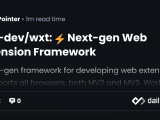 Wxt Dev Wxt âš Next Gen Web Extension Framework Daily Dev