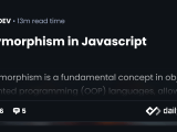 Polymorphism In Javascript Daily Dev