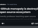 How Github Monopoly Is Destroying The Open Source Ecosystem Daily Dev