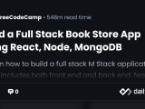 Build A Full Stack Book Store App Using React Node Mongodb Daily Dev