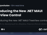 Introducing The New Net Maui Treeview Control Daily Dev