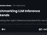 Benchmarking Llm Inference Backends Daily Dev