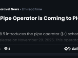 The Pipe Operator Is Coming To Php 8 5 Daily Dev