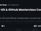 New Git Github Masterclass Course Daily Dev