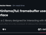Martinfama Fui Framebuffer User Interface Daily Dev