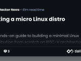 Making A Micro Linux Distro Daily Dev