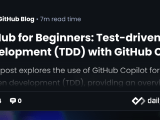 Github For Beginners Test Driven Development Tdd With Github Copilot