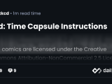 Xkcd Time Capsule Instructions Daily Dev