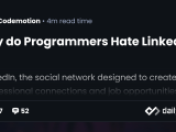 Why Do Programmers Hate Linkedin Daily Dev