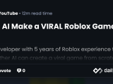 Can Ai Make A Viral Roblox Game Daily Dev