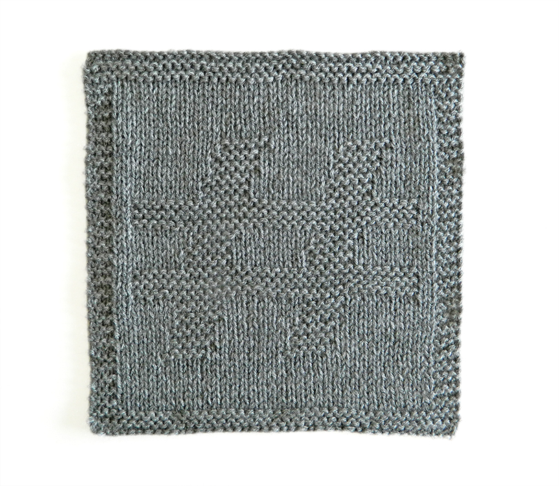 HASH knitting pattern for dishcloths or blocks - Oh La Lana!