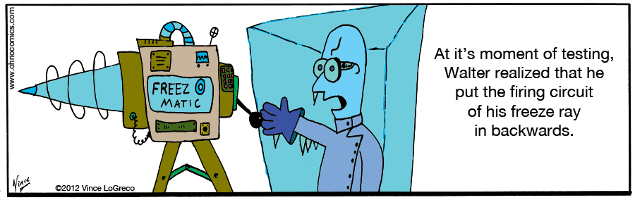 Freeze Ray – Oh No Comics