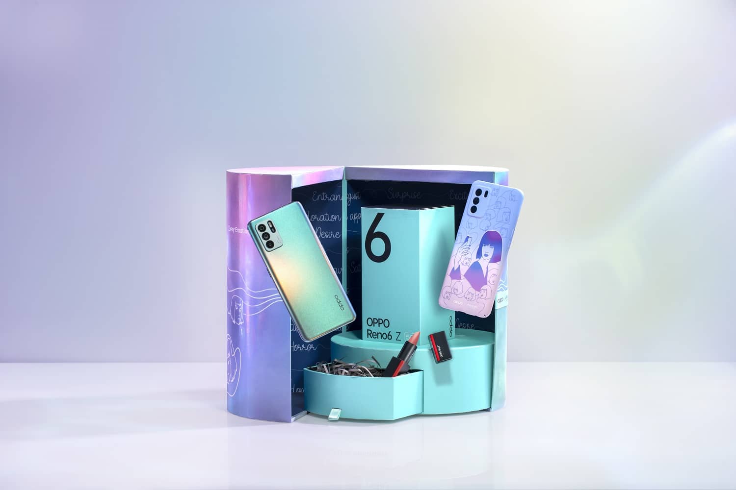 The Limited-Edition OPPO Reno6 Z 5G Shiseido Gift Box Officially Goes ...