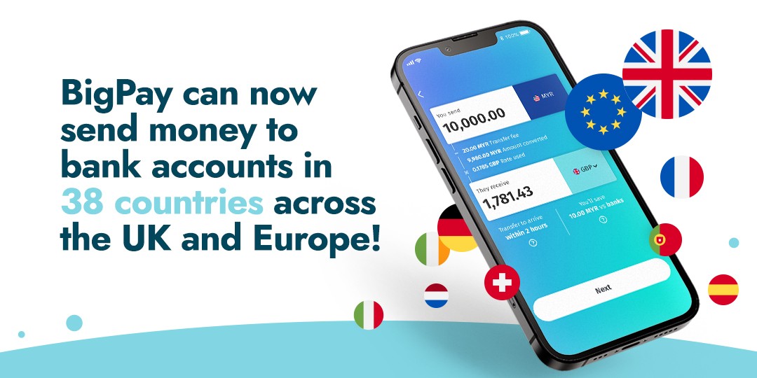 BigPay Launches New Remittance Corridors In 38 Countries Across The ...