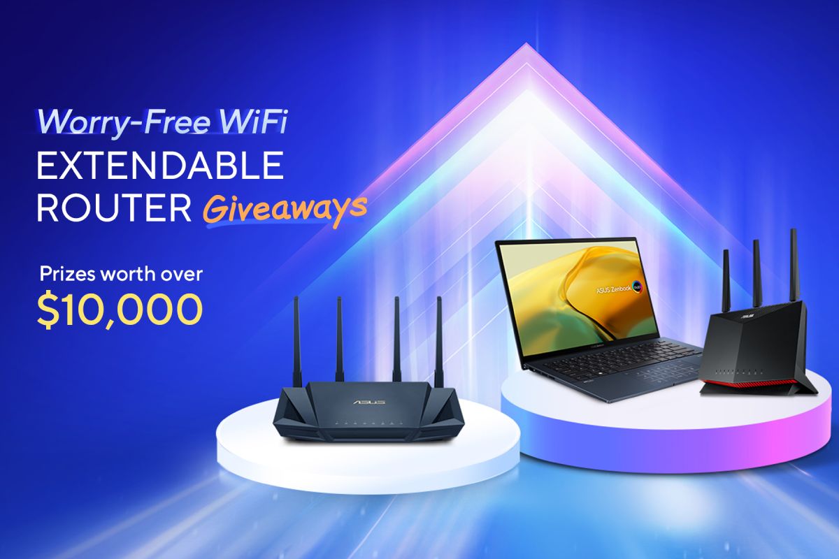 ASUS Launches Worry-Free WiFi Extendable Router Giveaway CampaignWith ...
