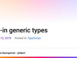 Typescript Built In Generic Types