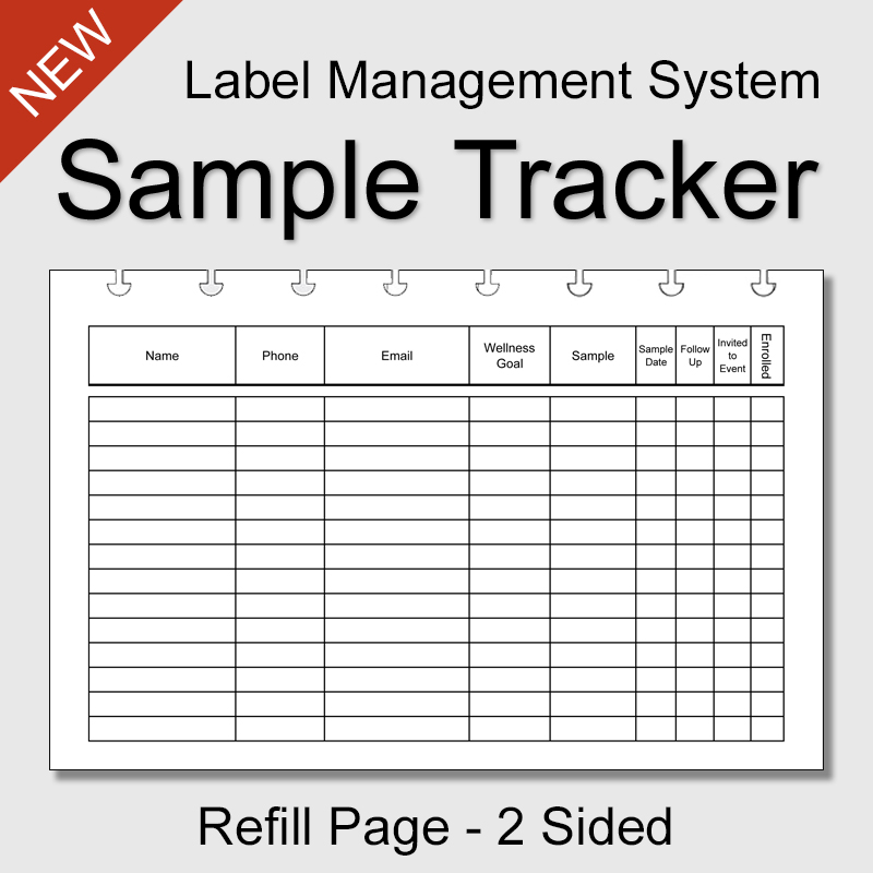 Sample Tracker Original Page – Oil Sharing Tools