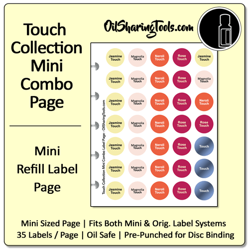 Touch Combo Mini Label Page – Oil Sharing Tools