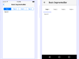 Segmentedbar Nativescript Docs