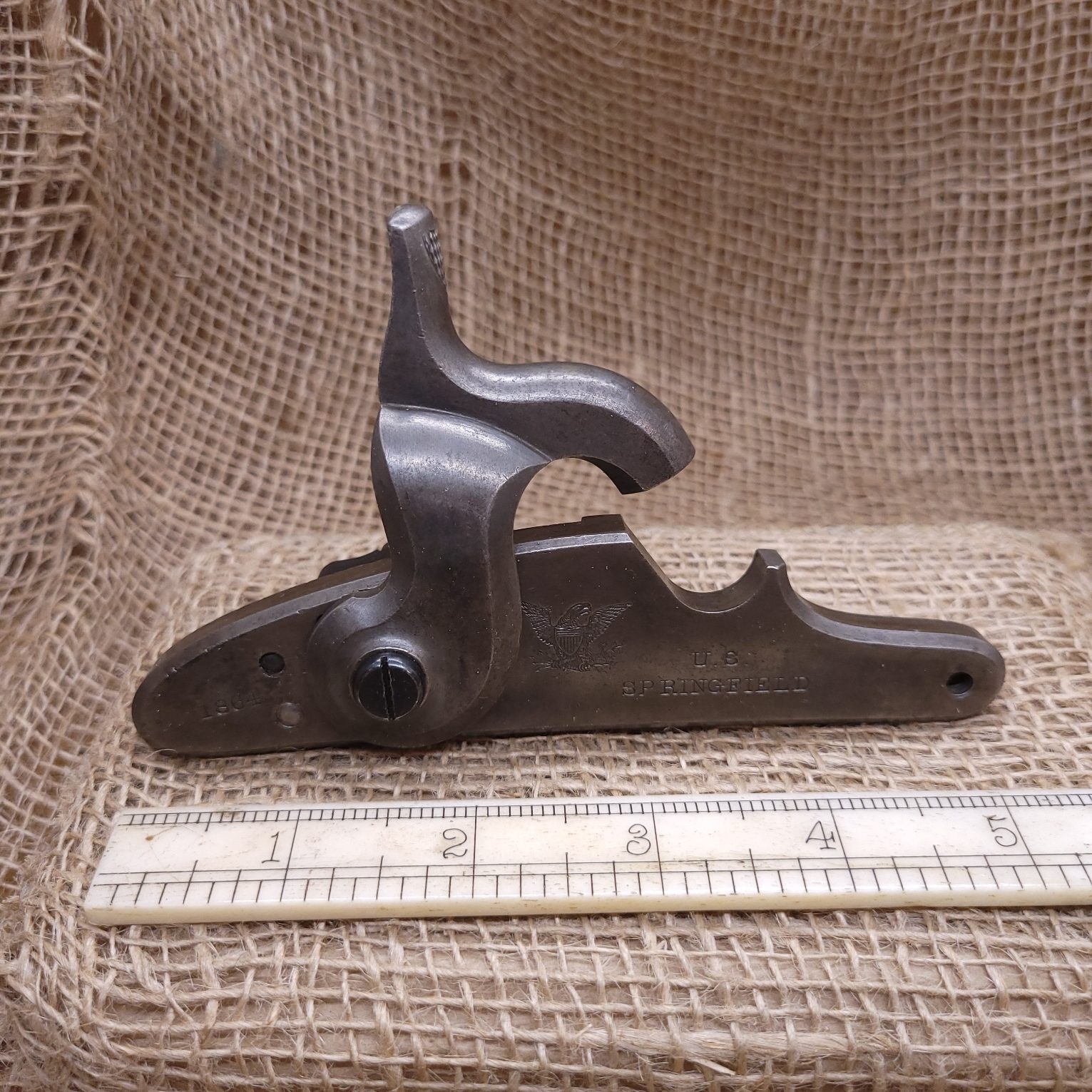 Springfield Model 1864 Lock Assembly | Factory Original | Old Arms of ...