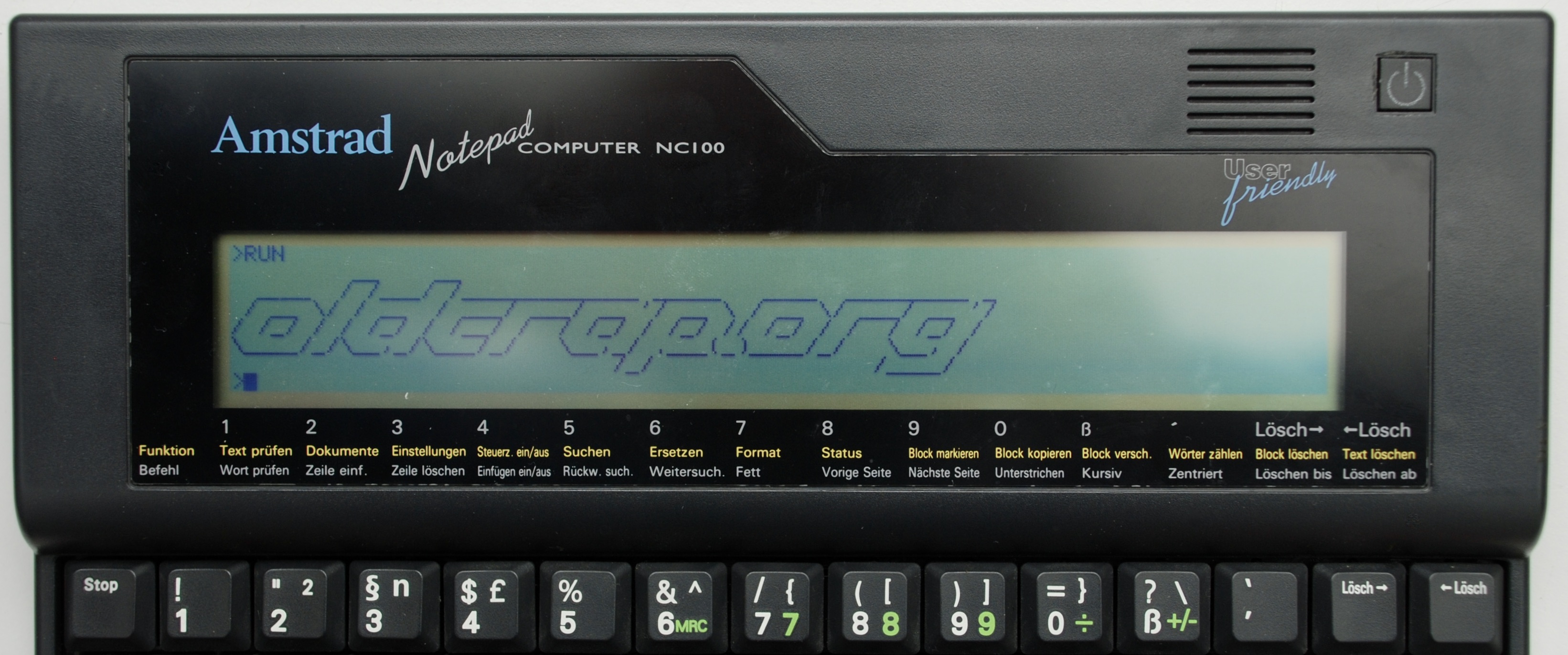 Amstrad NC100 - Old Crap Vintage Computing