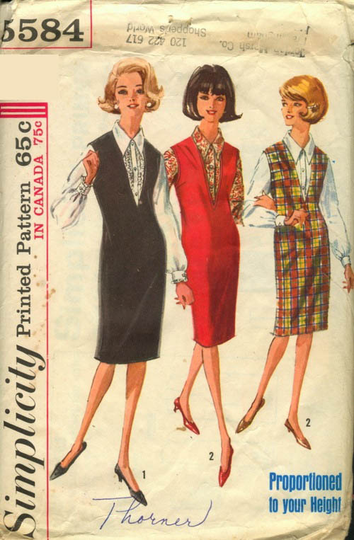 #5584 Simplicity Vintage Women's Top Sewing Pattern Craft Supplies ...