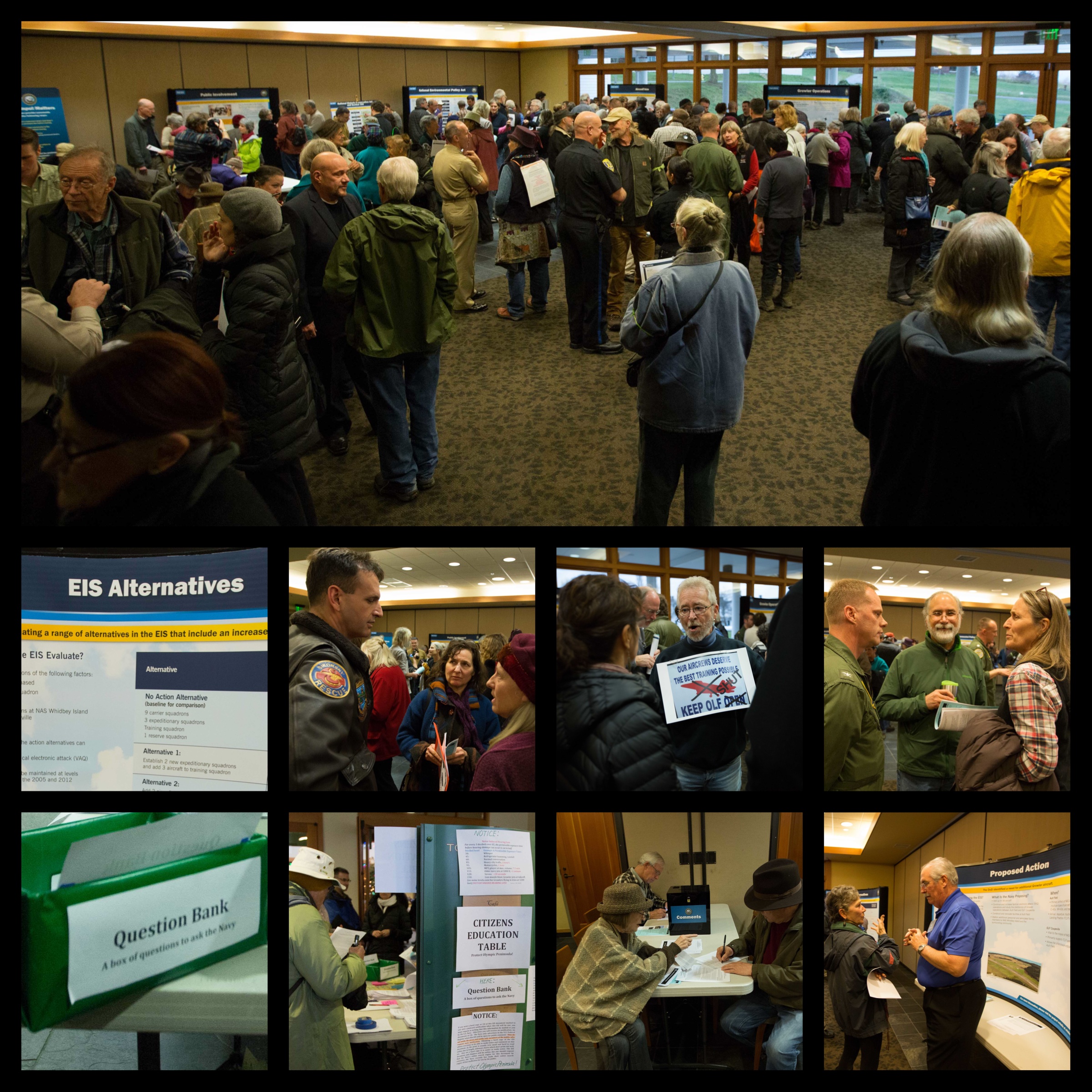Hundreds turn out for Navy Growler EIS Scoping Meeting in Port Townsend ...