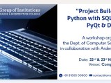 Project Building Using Python With Sqlite Database Pyqt Django