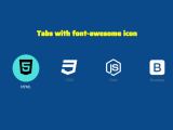 How To Make Icon Tab Menu With Css Onaircode