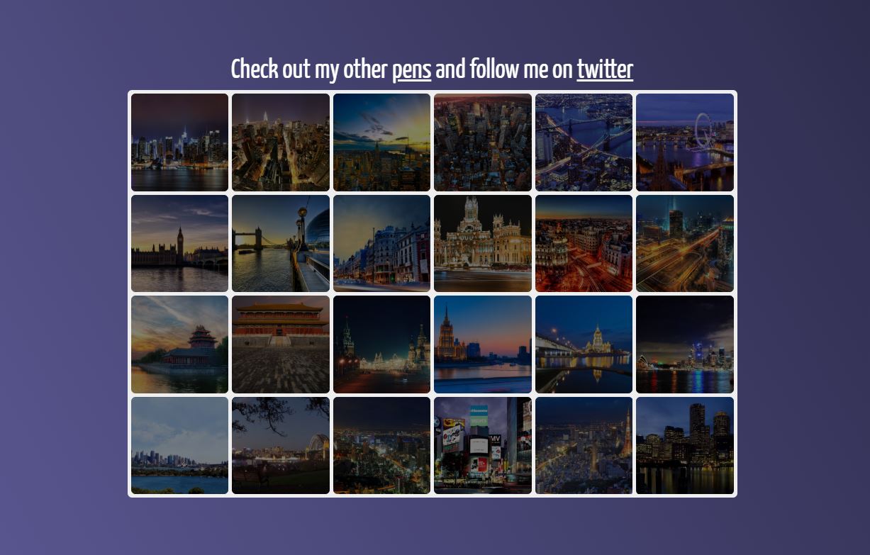 30+ JavaScript Image Gallery Examples - OnAirCode