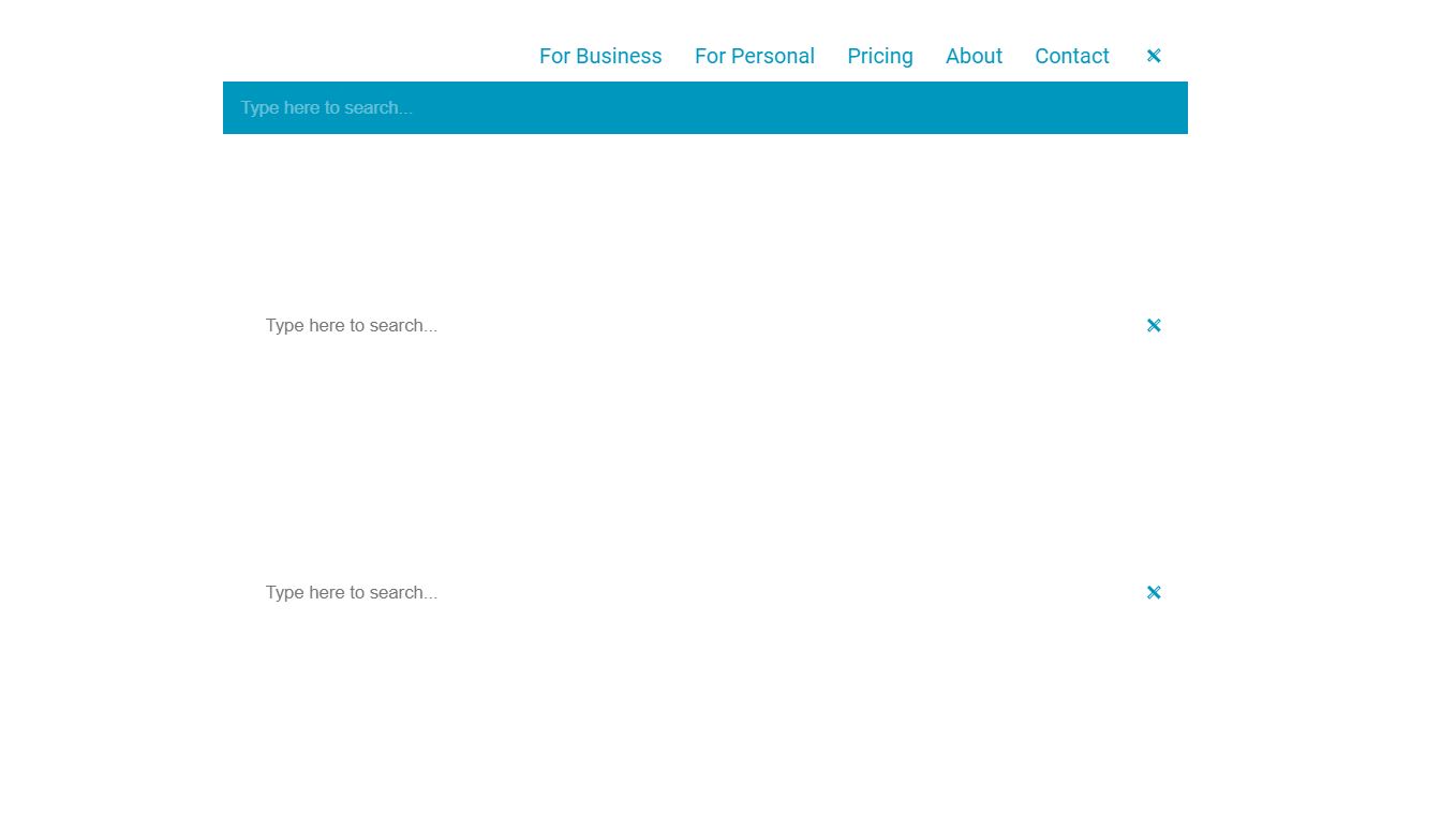 30+ JavaScript Search Box Design Examples - OnAirCode