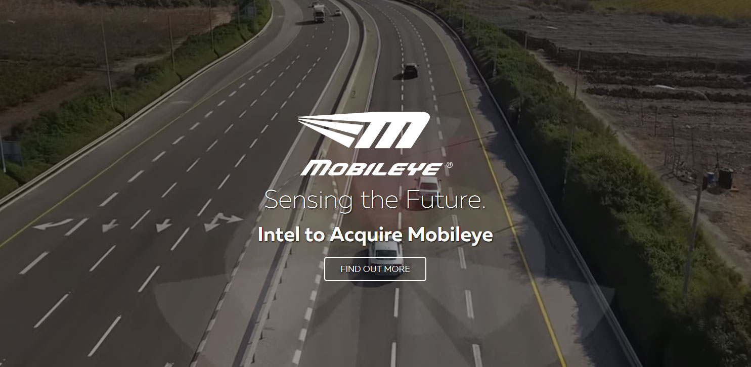 Intel adquiere Mobileye y entra en la competición del coche autónomo