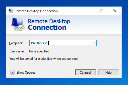 Connect To Computer Via Ip Address : How To Access Windows Remote ...