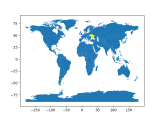 Python Matplotlib How To Fill Countries With Colors Using World Map