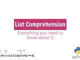 Everything About Python List Comprehension
