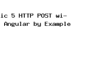 Ionic 5 Http Post With Angular By Example Onlinecode