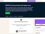 Datacamp Machine Learning Scientist With Python Review