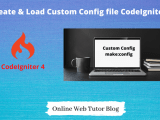 Create Custom Config File In Codeigniter 4