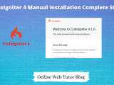 How To Install Codeigniter 4 By Manual Installation Process