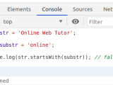 Javascript Startswith Endswith Methods Example Tutorial