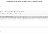 Codeigniter 4 Redirection With Form Inputs Example Tutorial