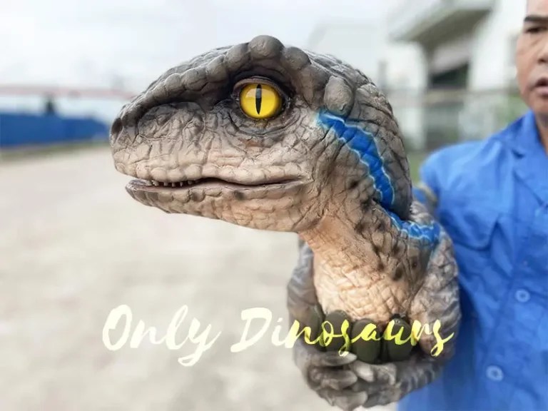 Realistic Shoulder Raptor Puppet With Glove | Only Dinosaurs