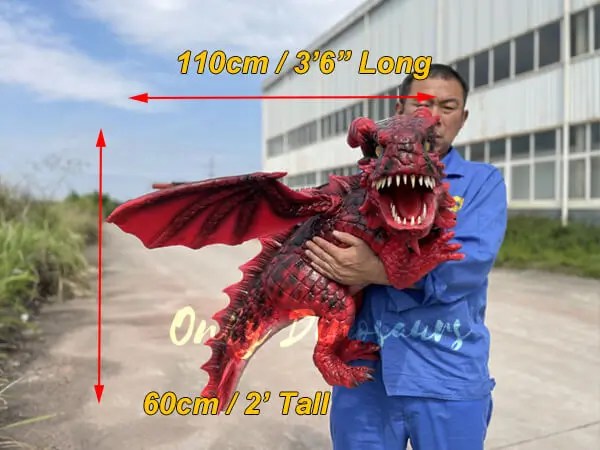Lifelike Dragon Puppets For Cosplay Party | Only Dinosaurs