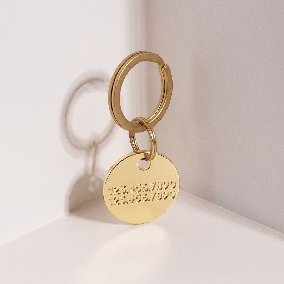 Brass Circle Tag – Onoma Tags