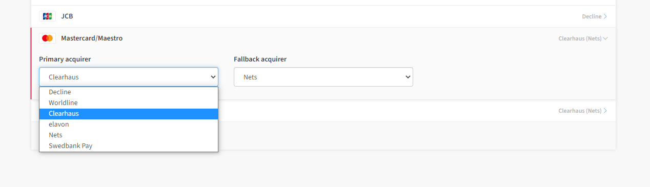 Settings Card Rules Onpay Documentation