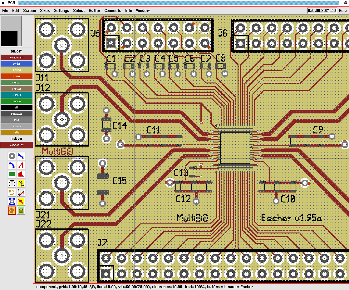 Circuit Board Layout Program