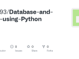 Github Zaty93 Database And Sql Using Python