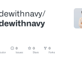 Github Codewithnavy Codewithnavy