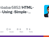 Github Kiranbabar5852 Html Css Using Simple Search Bar